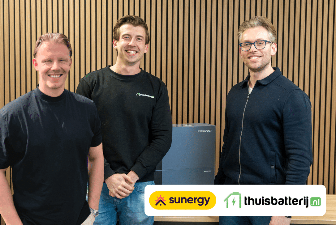 Thuisbatterij.nl en Sunergy: Start samenwerking slimme aansturing